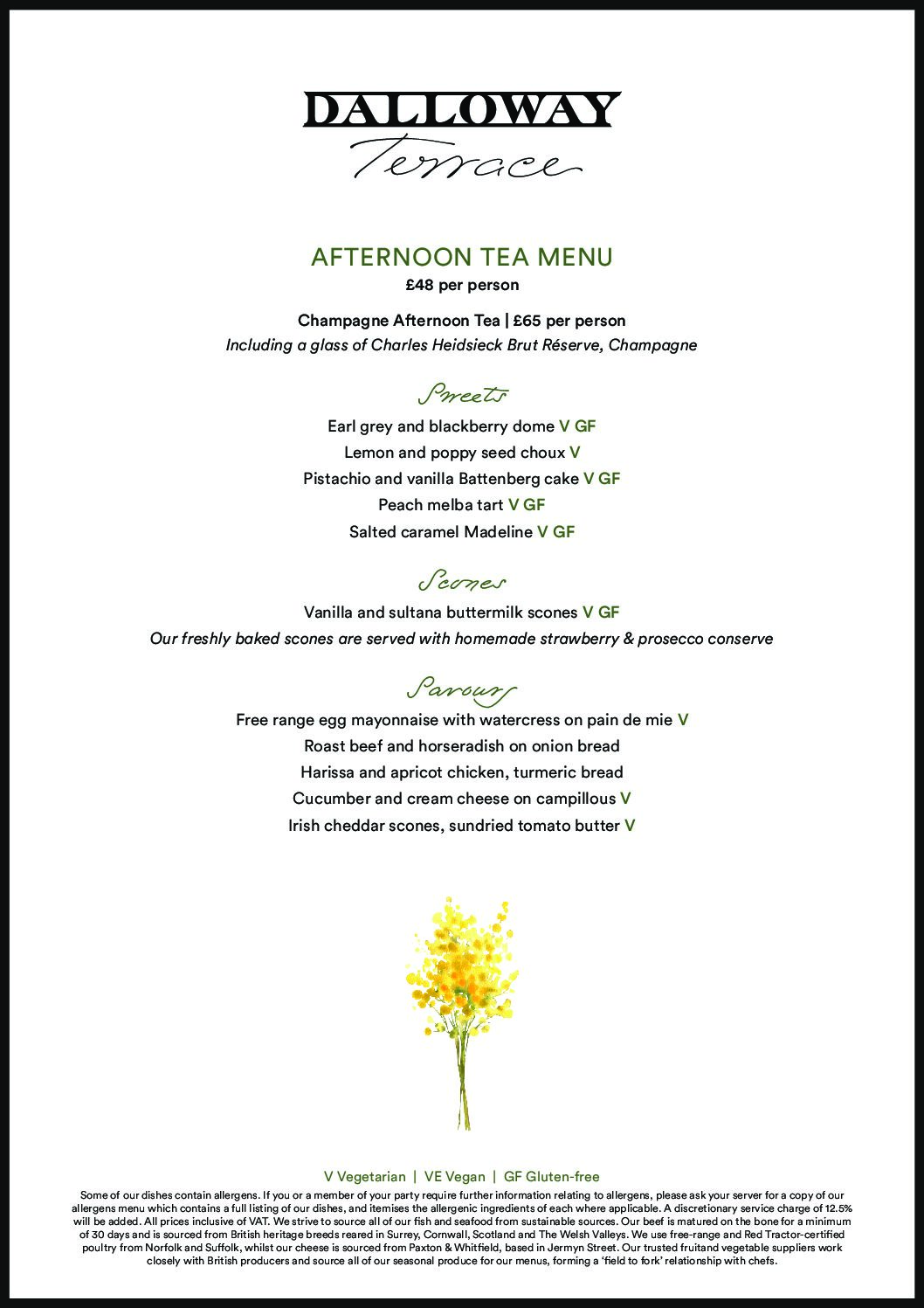 Dalloway Terrace Afternoon Tea Summer 2024 | Dalloway TerraceDalloway ...