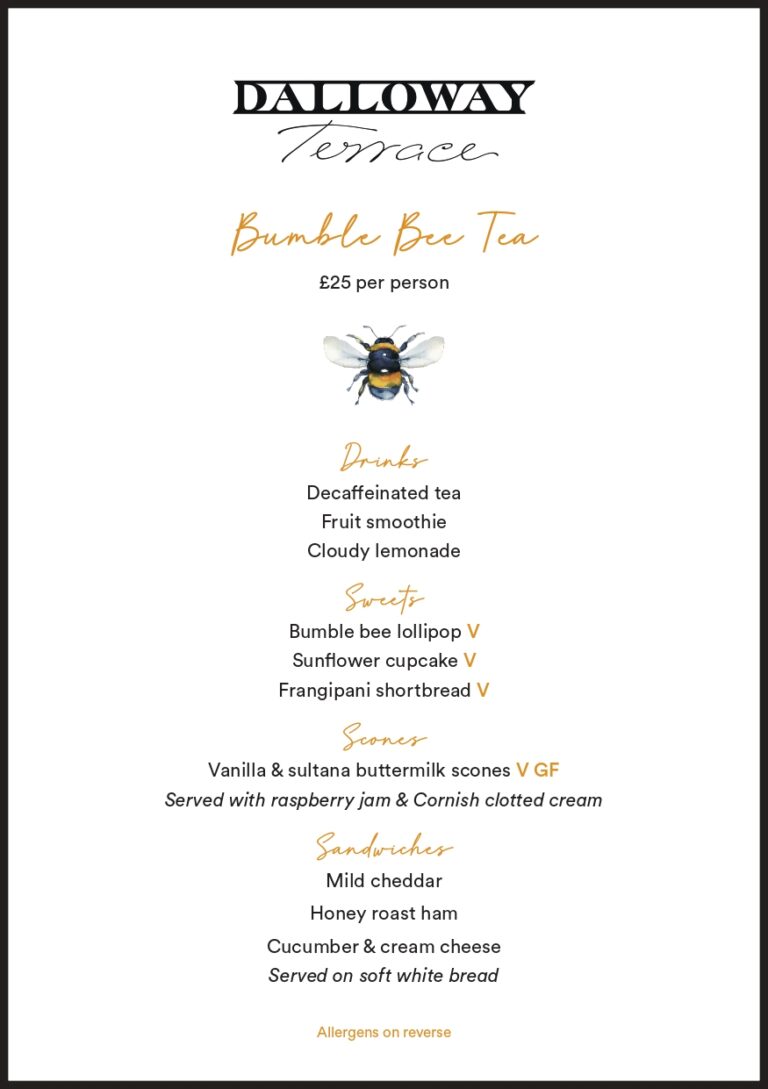 Children’s Afternoon Tea | Dalloway Terrace